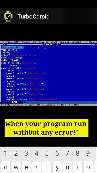 when your program run without any error 🤗🤗 #computer #ytshorts - YouTube