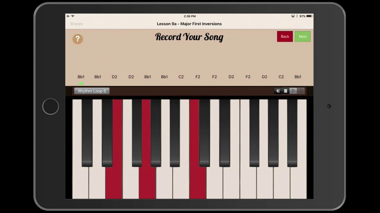 Strike A Chord for iPad - Learn how to play First Inversions - YouTube