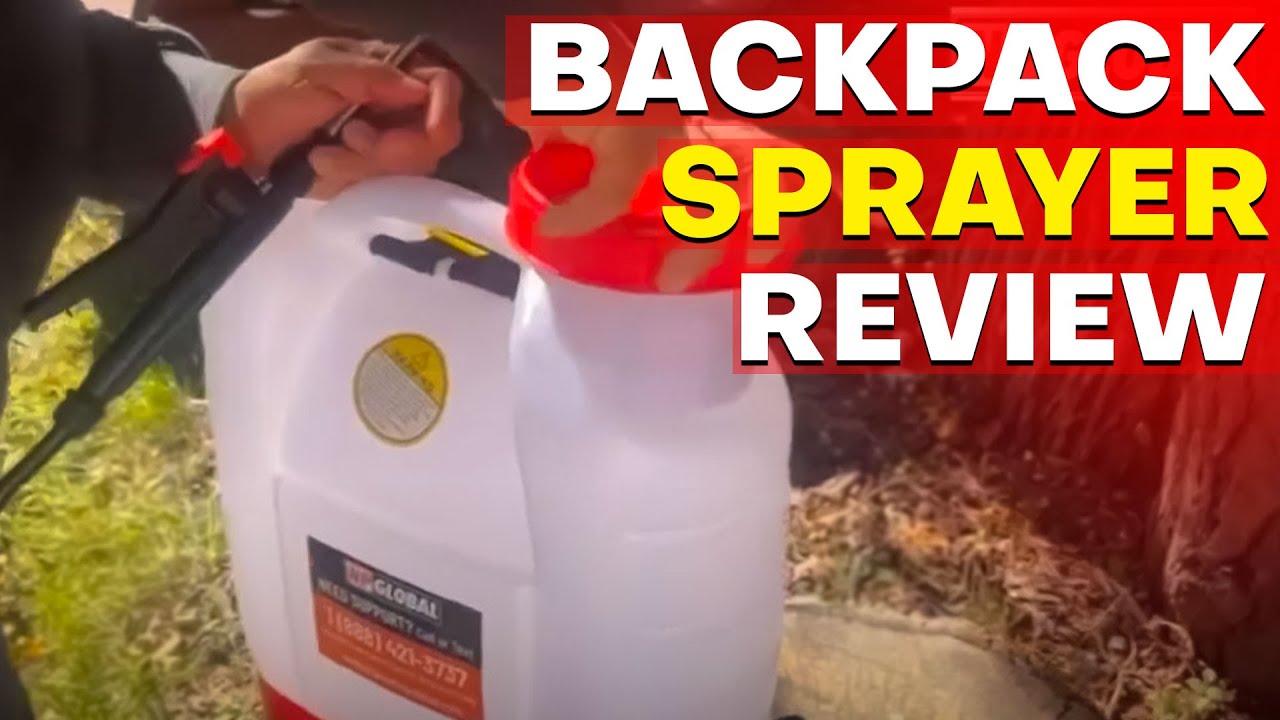 NPGLOBAL Backpack sprayer - Review and how to use - YouTube