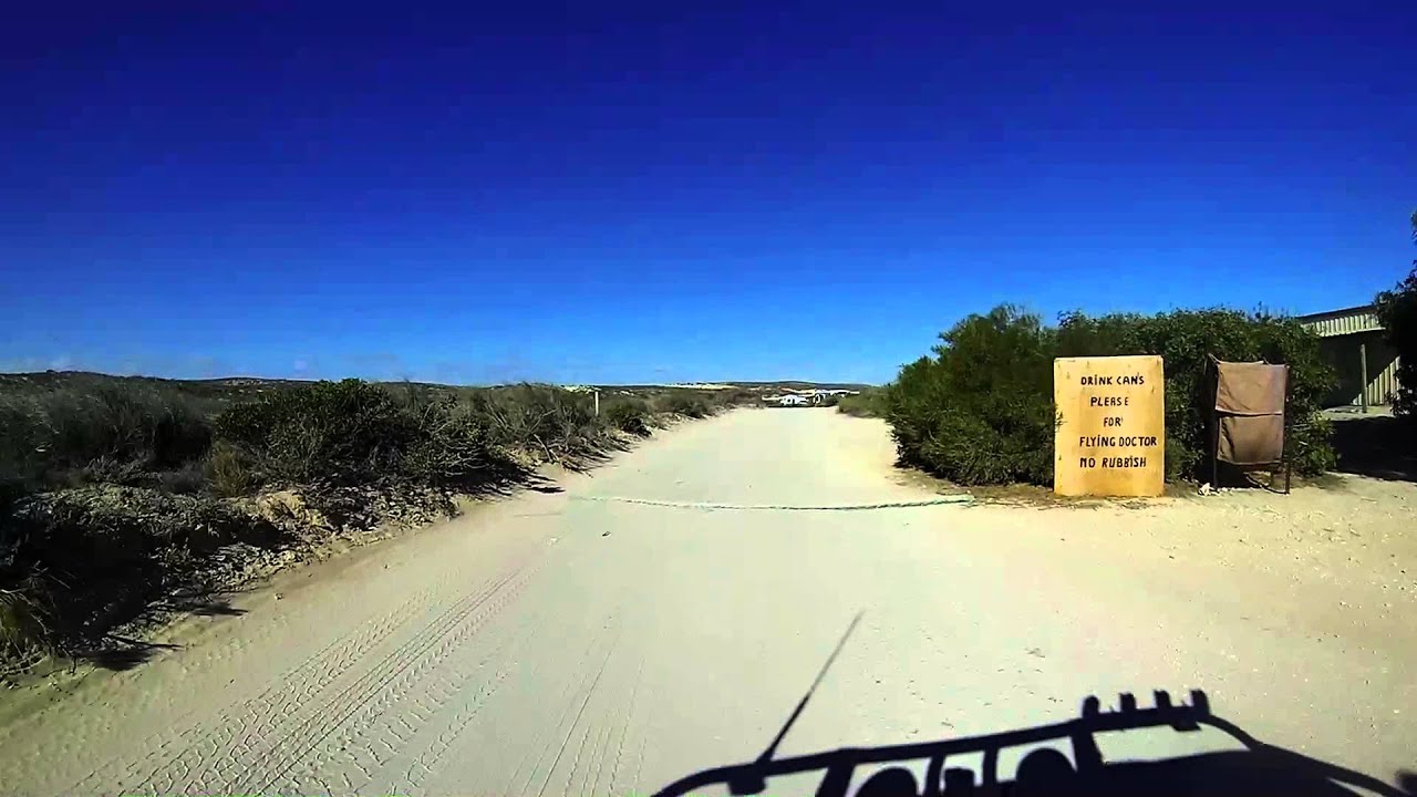 Quobba blowholes camp grounds - YouTube