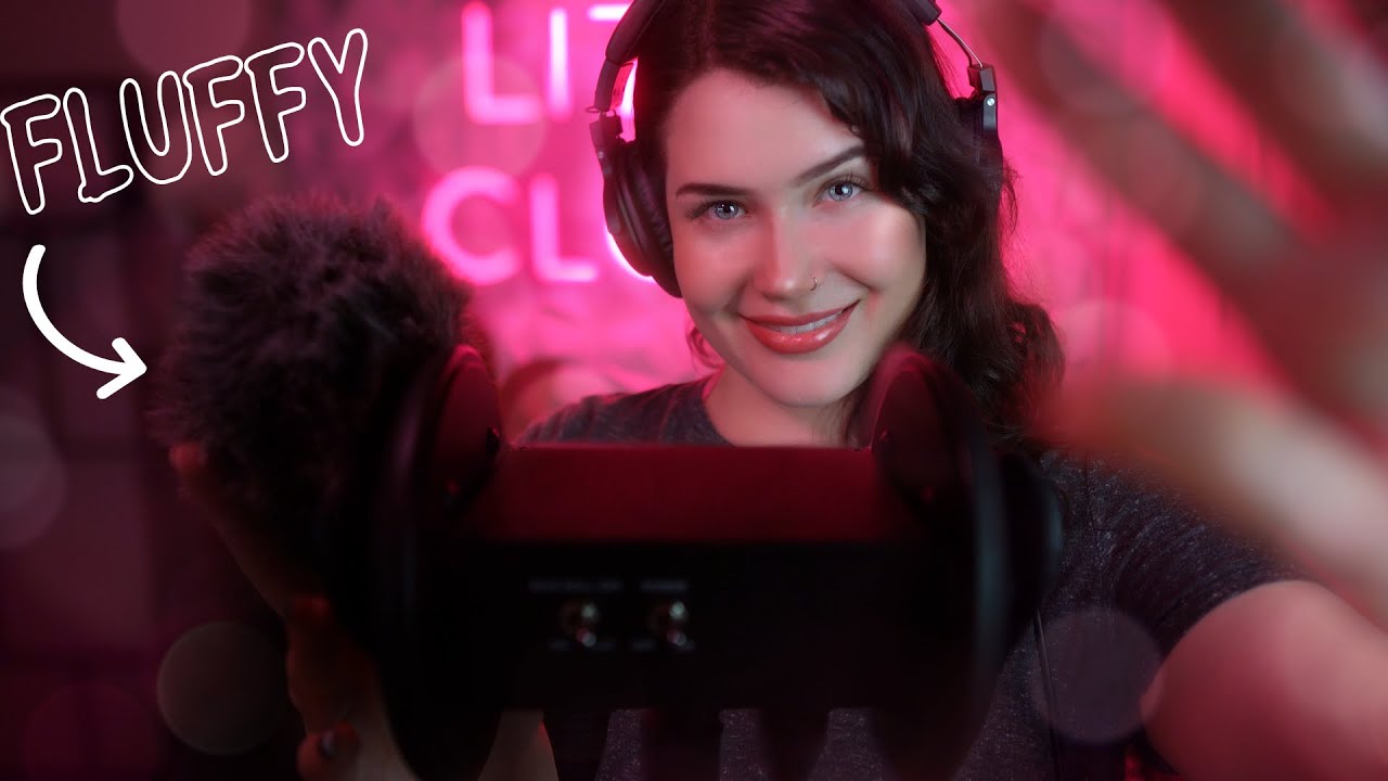 ASMR | Fluffy Puff to your EARS - super tingly! - YouTube