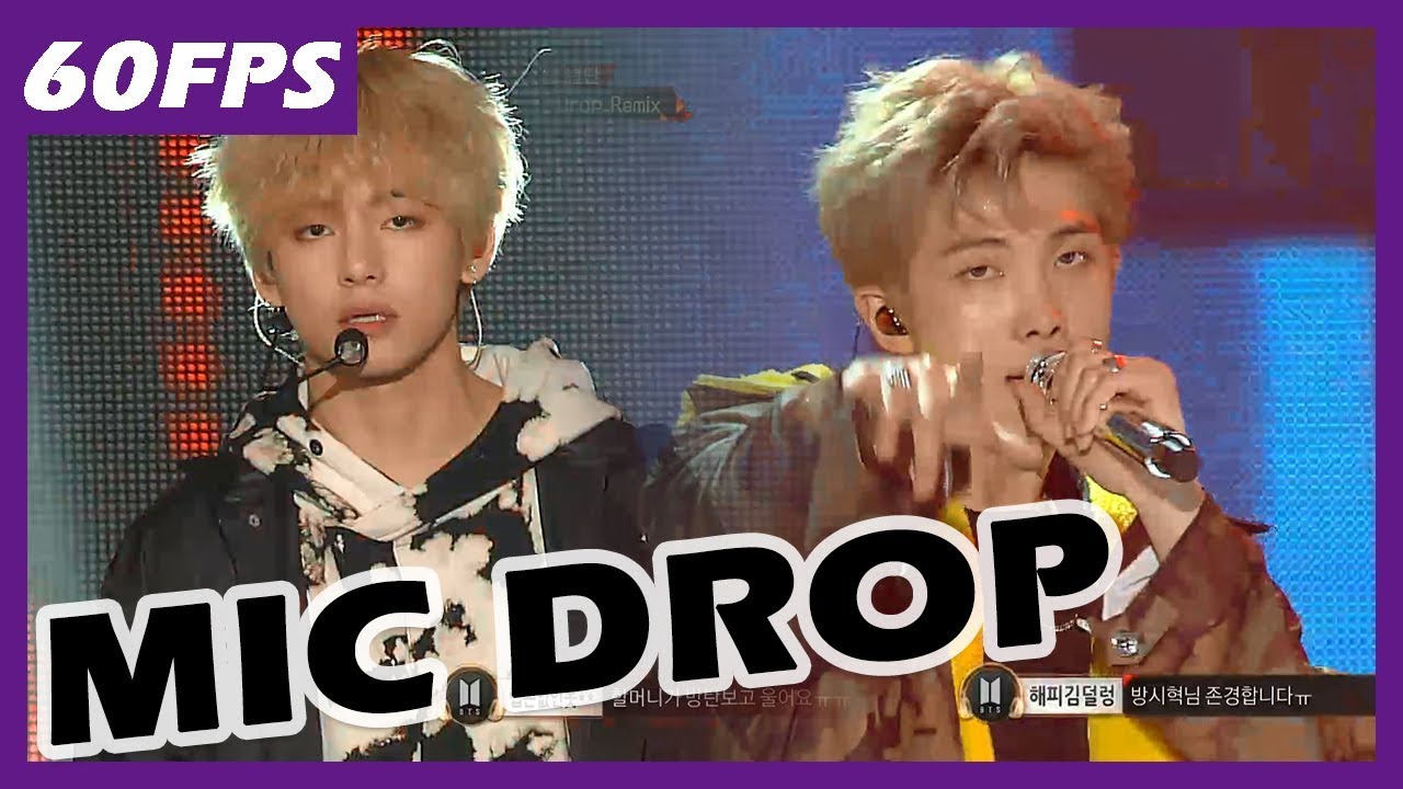 60FPS 1080P | BTS - Mic Drop, 방탄소년단 - Mic Drop @MBC Music Festival ...
