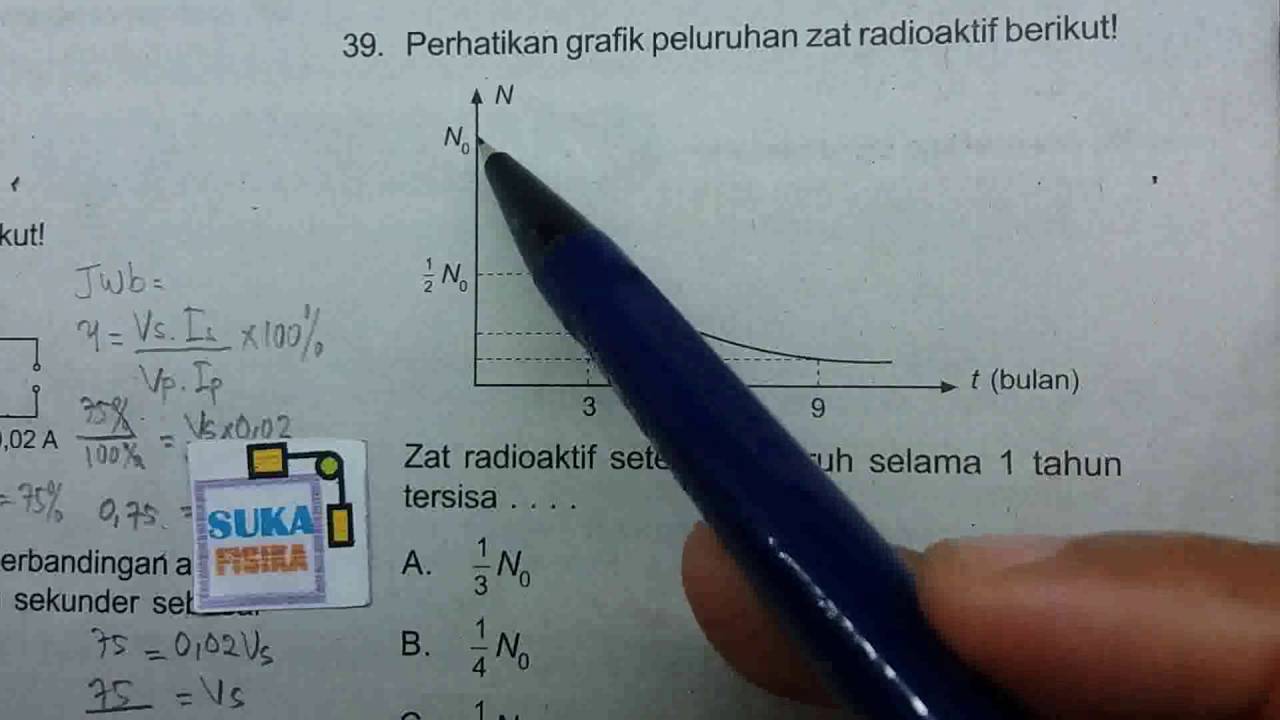 peluruhan zat radioaktif, fisika sma - YouTube