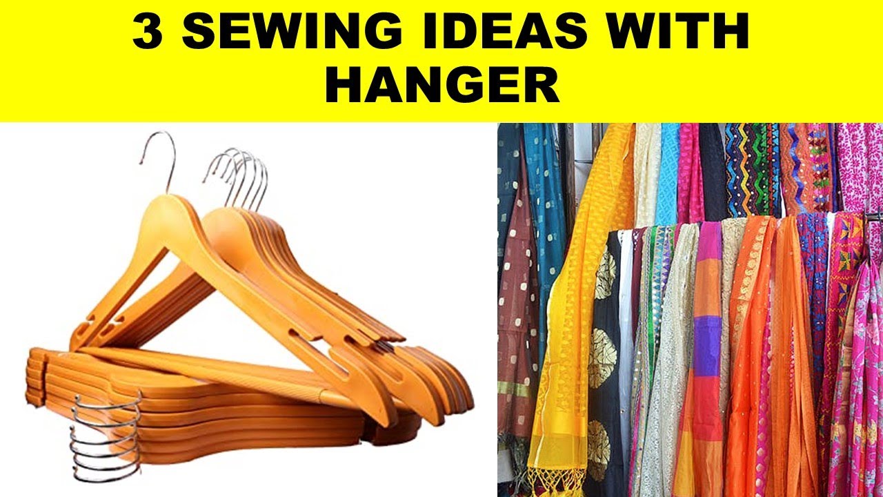 3 hanger sewing project ideas you need to try | REUSE OR RECYCLE OLD ...