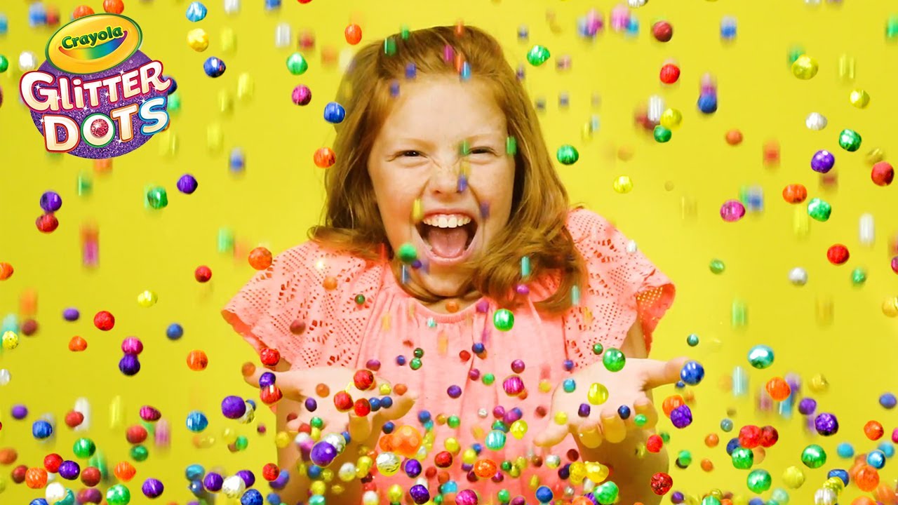 NEW Crayola Glitter Dots Sparkle Signs UNBOXING! - YouTube