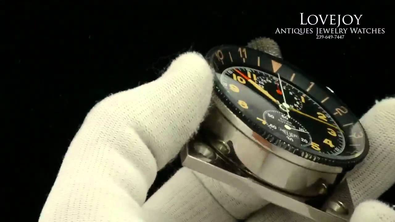 Heuer Rally Car Stop Watch Chronograph Vintage Super Autavia - YouTube