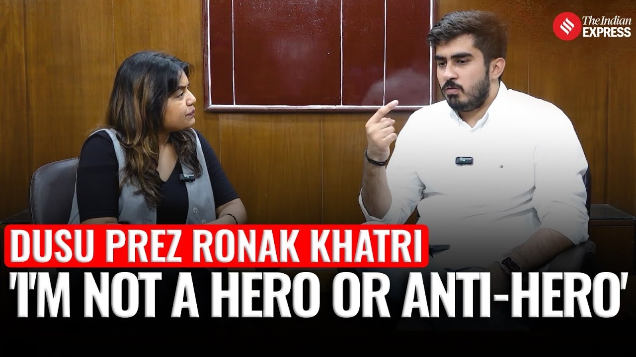 DUSU President Ronak Khatri 'Matka Man' Interview - On Going Viral ...
