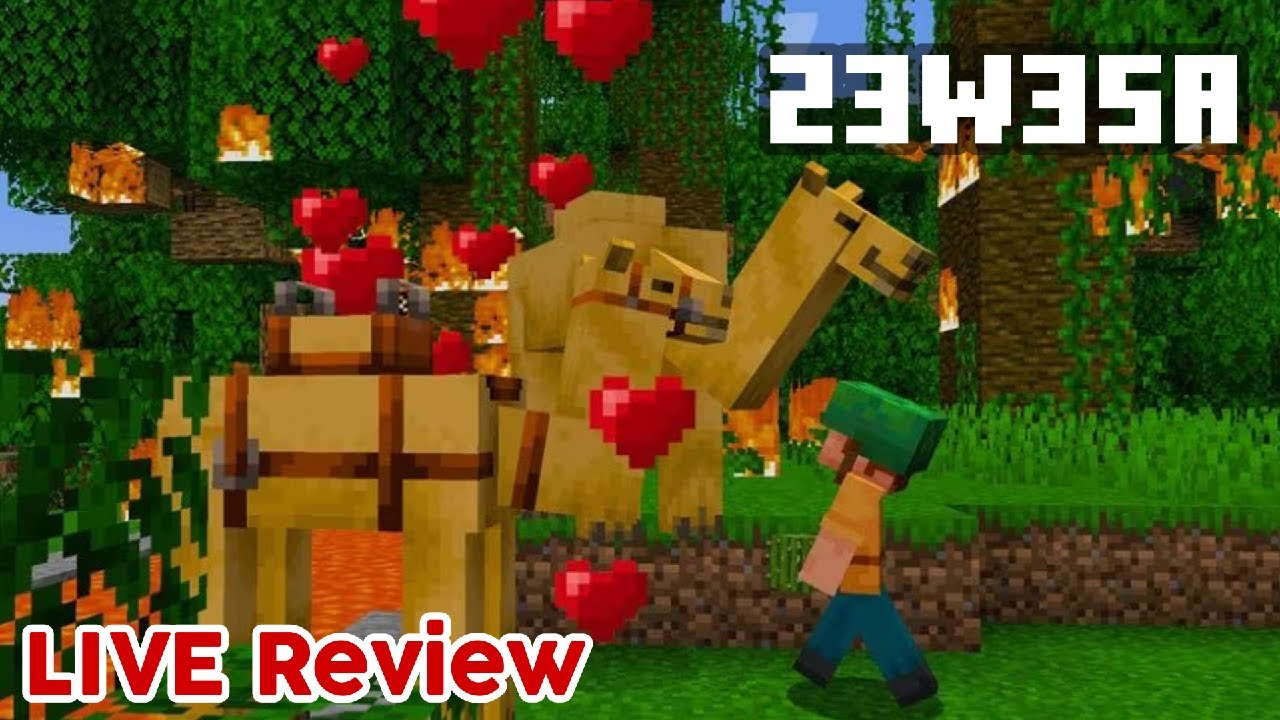 Minecraft 1.20.2 Snapshot 23w35a - LIVE Video - Support libraries technical changes - YouTube