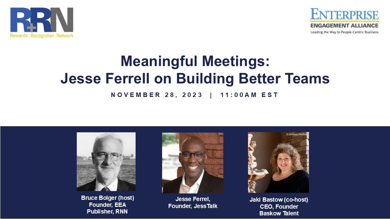 Meaningful Meetings: Jesse Ferrell on Communications, the Platinum Rule, Self-Assessment, and ...