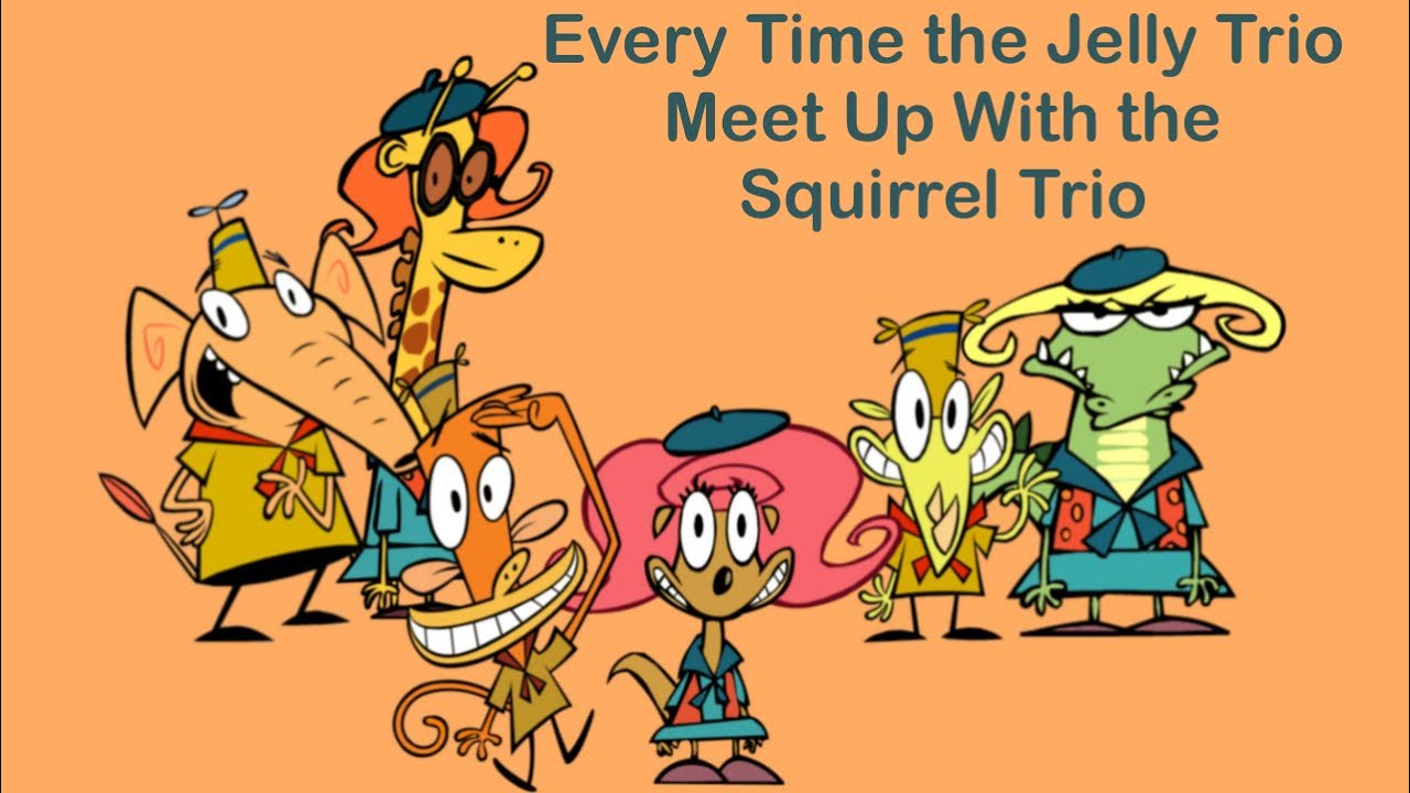 Every Time the Jelly Trio Meet Up With the Squirrel Trio - YouTube