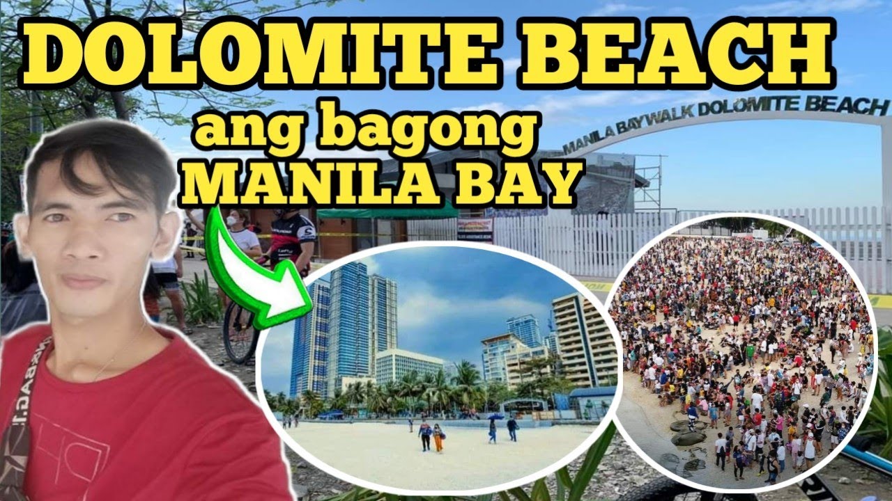 MANILA BAY DOLOMITE SAND BEACH II WALKING TOUR IN PHILIPPINES ...