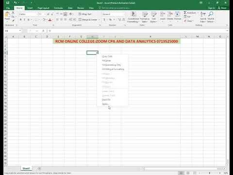 ADVANCED EXCEL shortcuts - YouTube