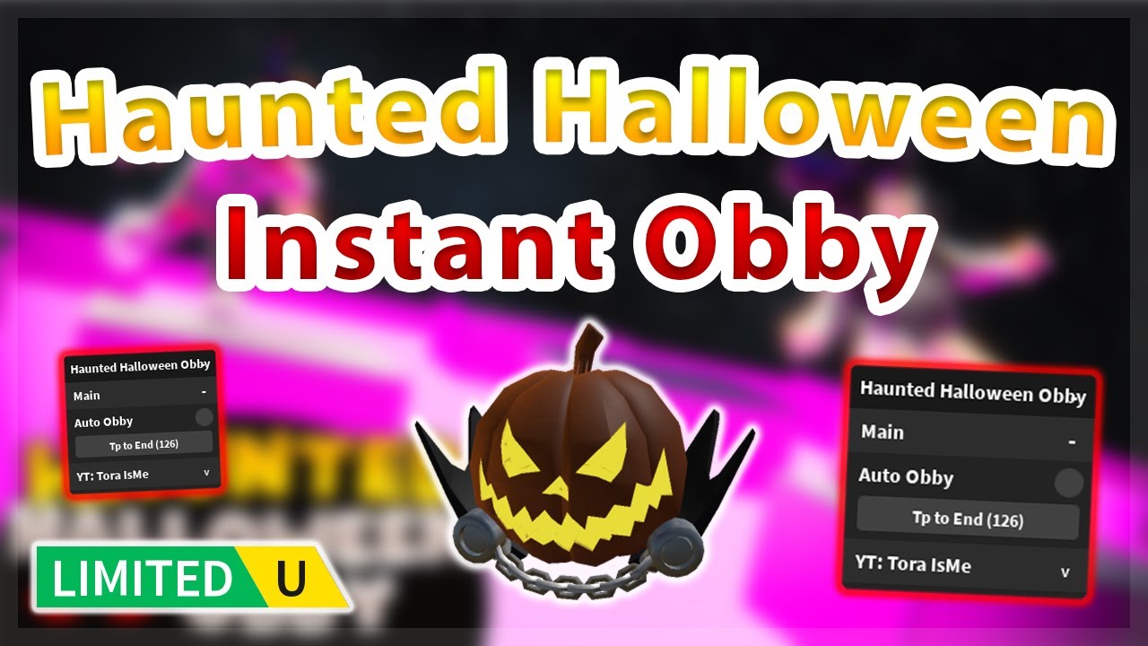 [UGC LIMITED] Haunted Halloween Obby | Instant Obby Script - YouTube