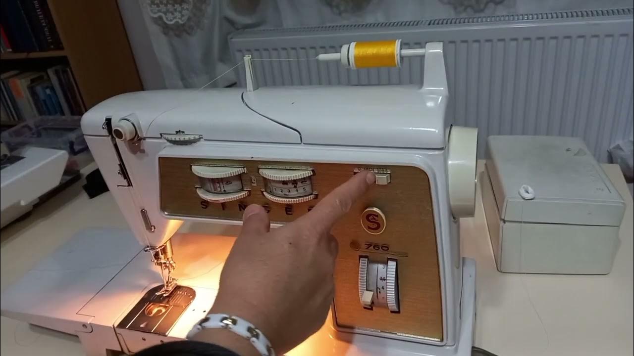 Singer 760 makina tanıtımı. - YouTube