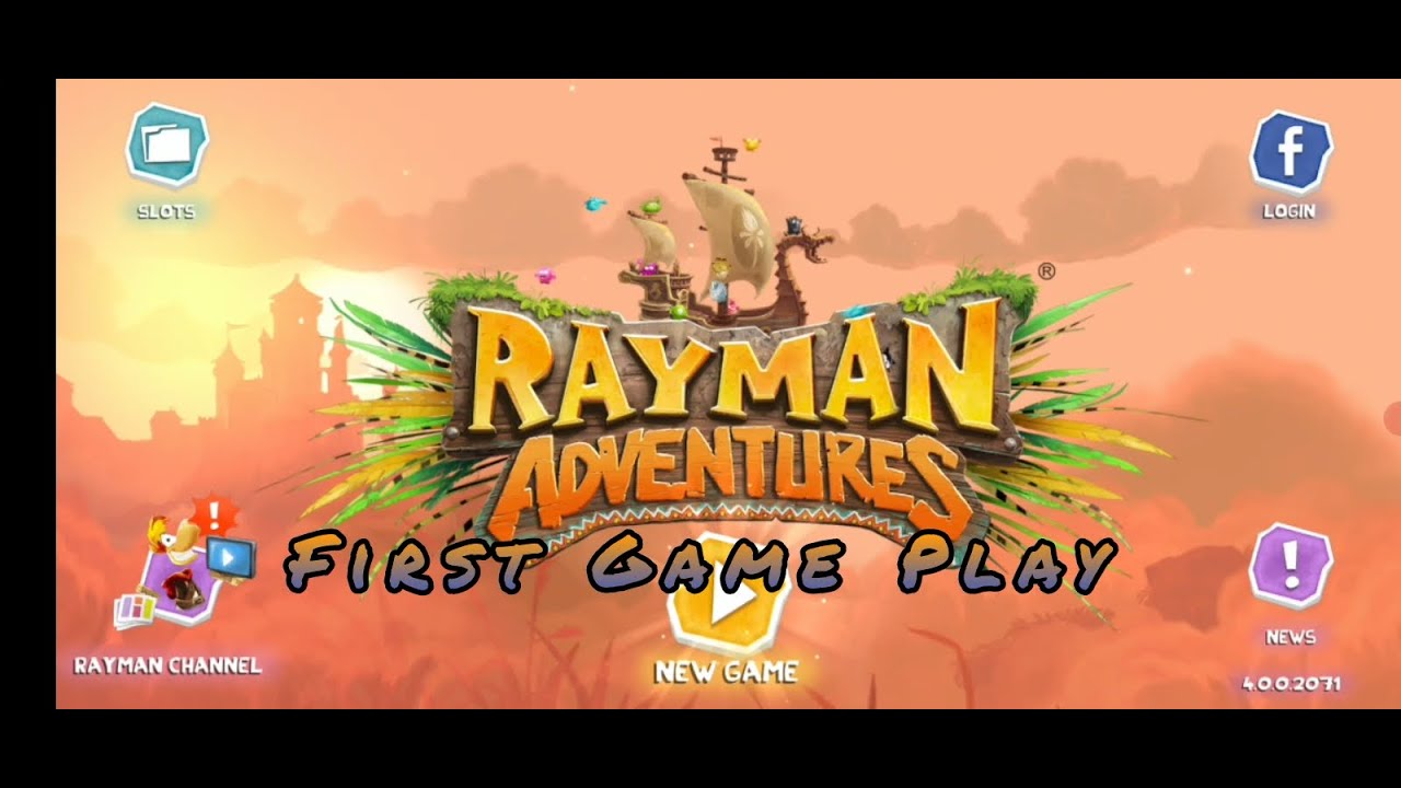 First Game Play Rayman - YouTube