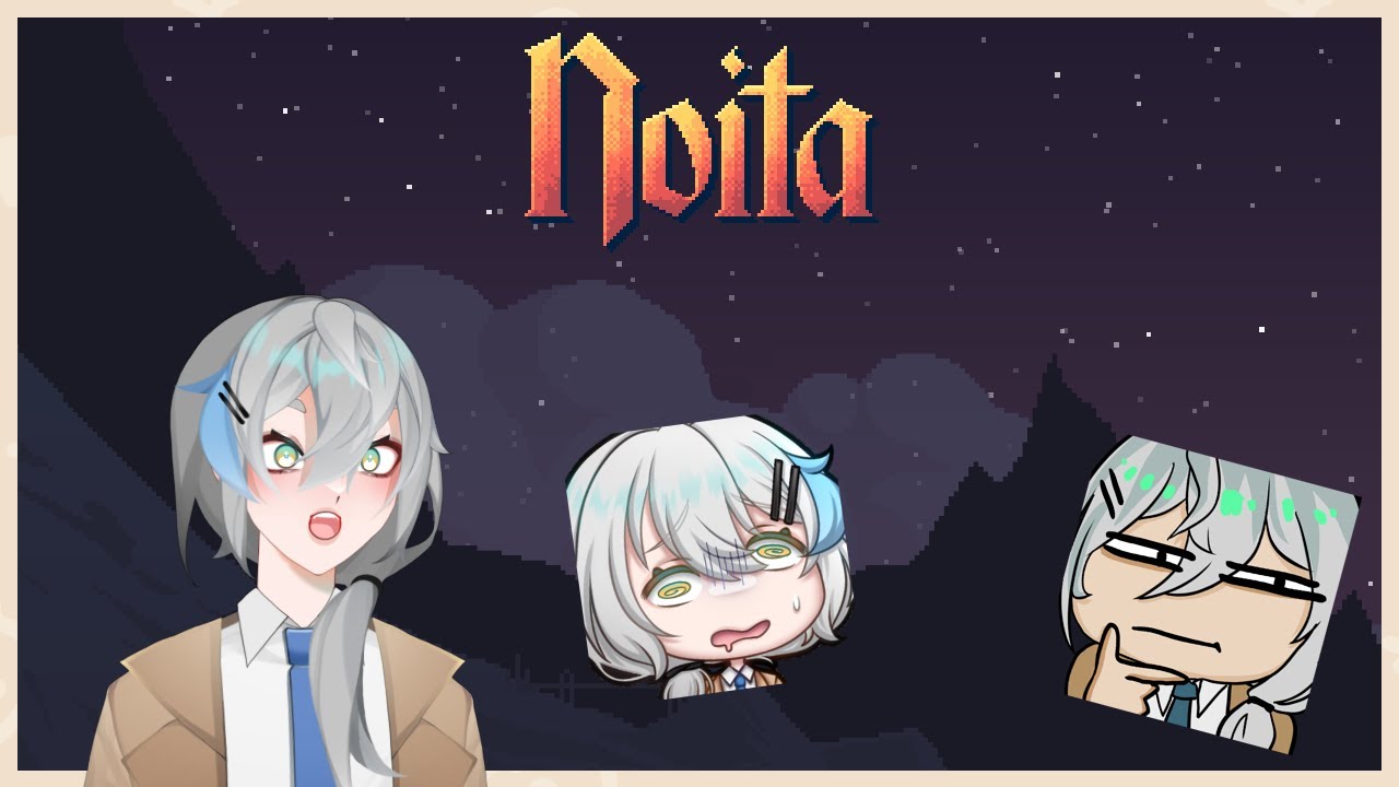 [Noita] The HARDEST Roguelike Game Ever! | Homunculus EnVtuber - YouTube