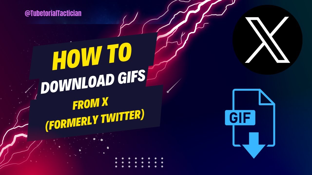 How to download gifs from X (formerly Twitter) #twitter - YouTube