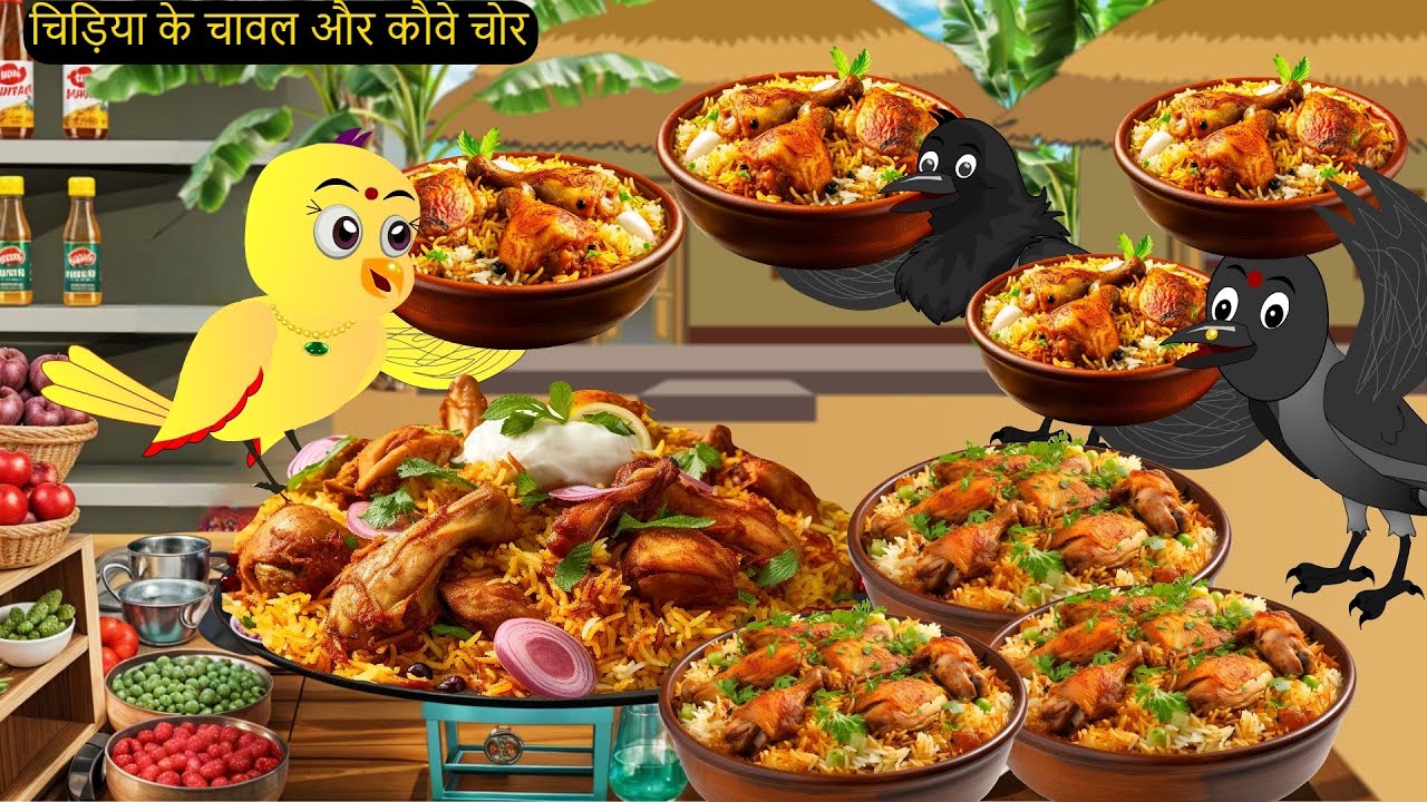 Chidiya -K-Chawal | Episode | Chidiya Wala Cartoon | AchiCartoon |Hindi ...