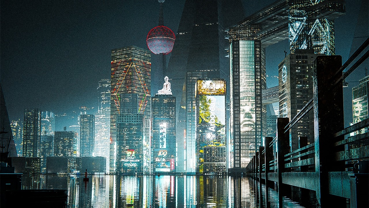 Making a Cyberpunk City in Blender - YouTube
