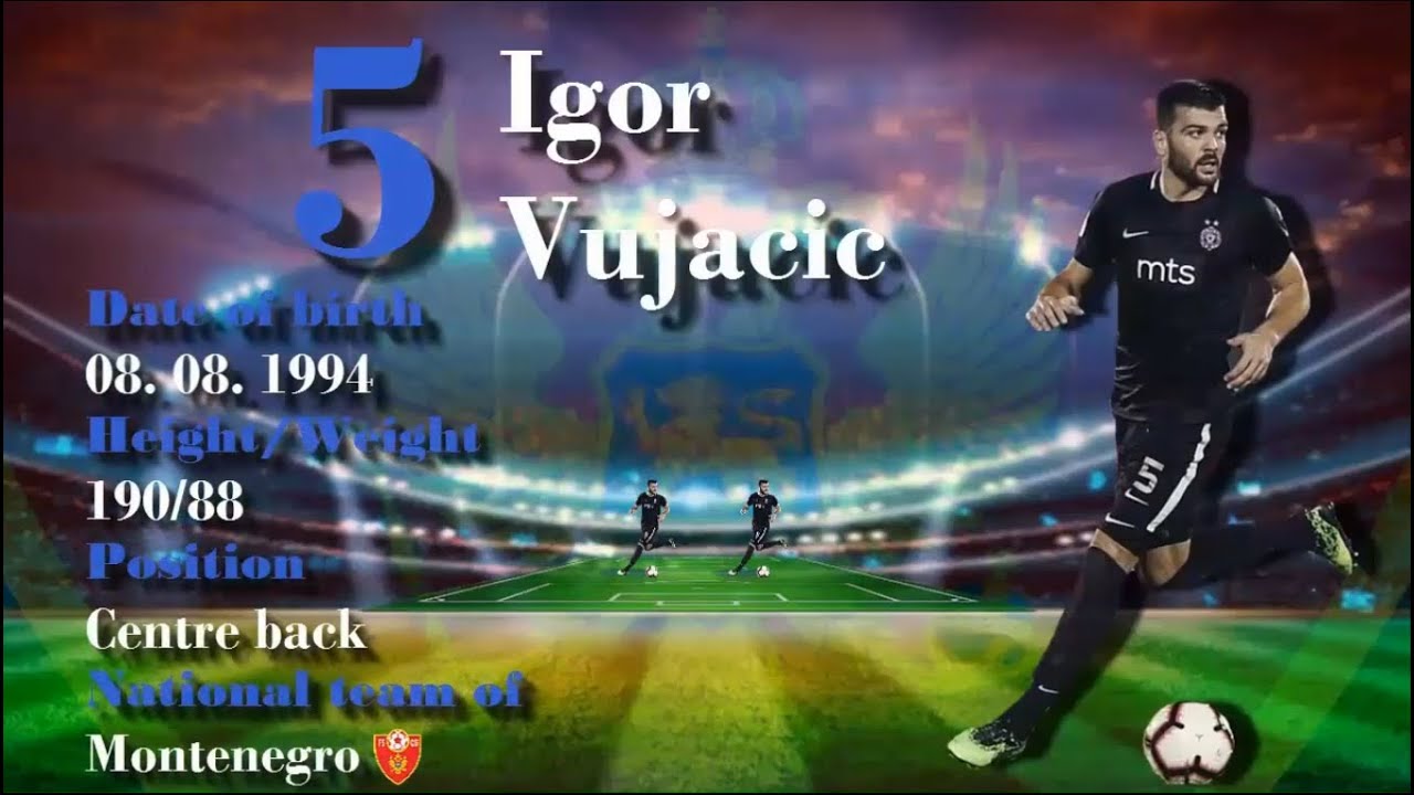 Igor Vujacic FC PARTIZAN Centre - back Highlights 2020 - YouTube