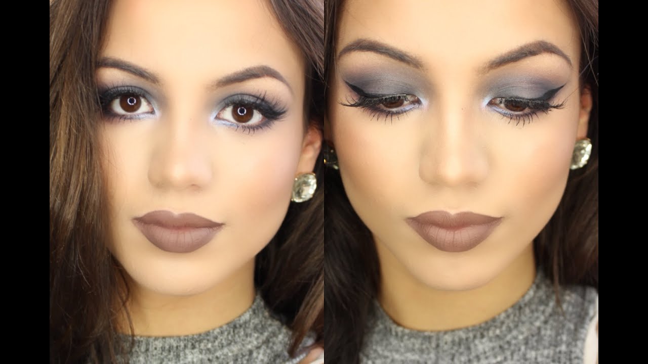 Grunge Cool Smokey Eye W/ Pop of Color | Ft Anastasa Sepia! - YouTube