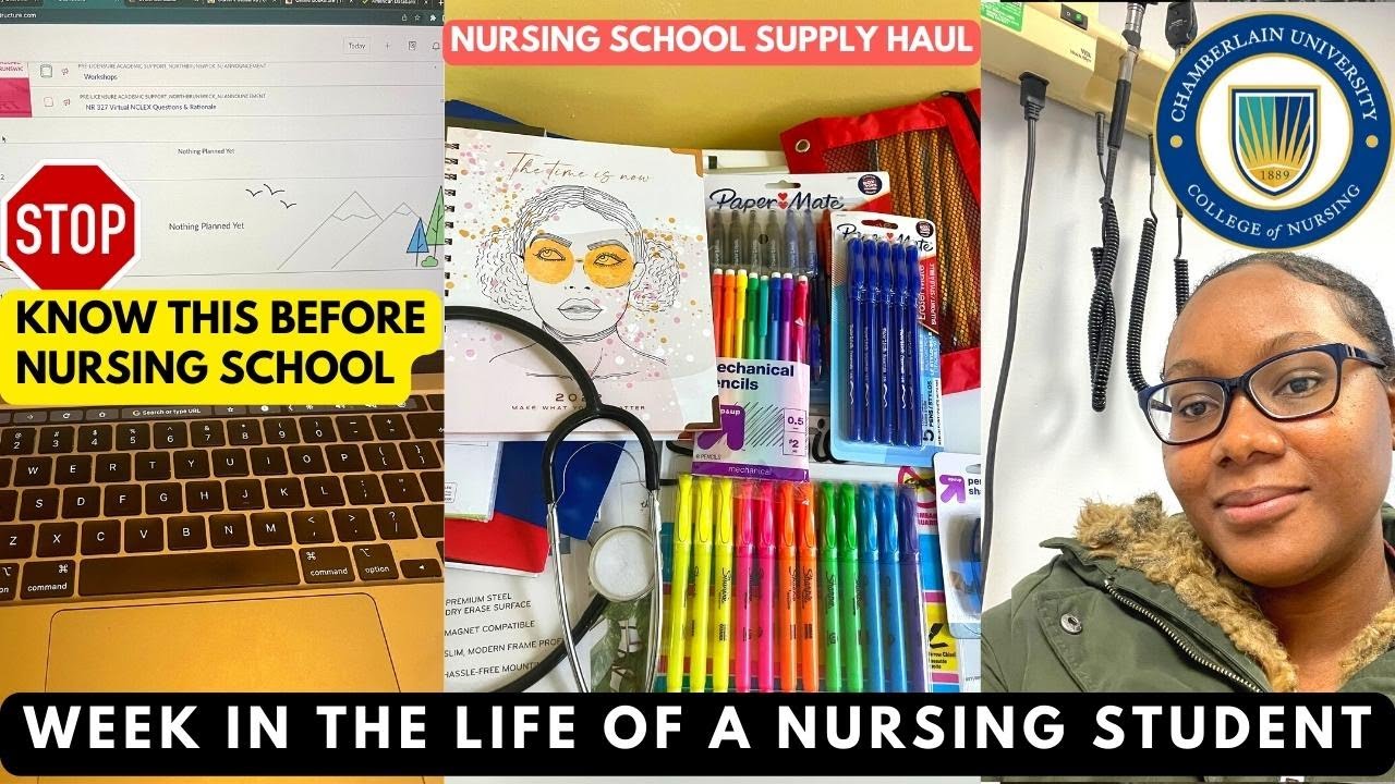WEEK IN THE LIFE OF NURSING STUDENT |WATCH THIS BEFORE ATTENDING ...