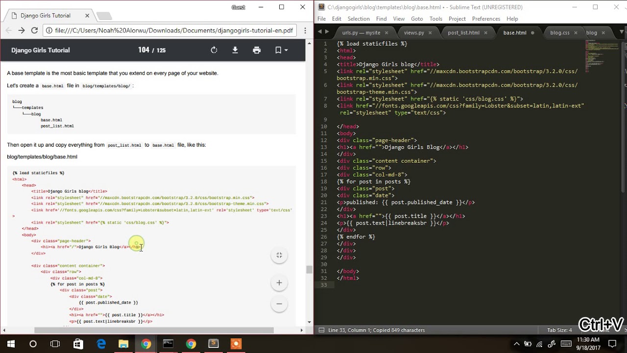 First Django Project Part 3 - YouTube