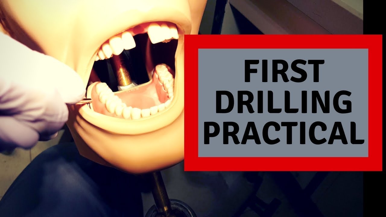 MY FIRST DRILLING PRACTICAL - YouTube