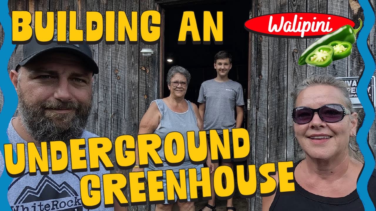 BUILDING AN UNDERGROUND GREENHOUSE / WALAPINI / COMMUNITY WORKS |tiny ...