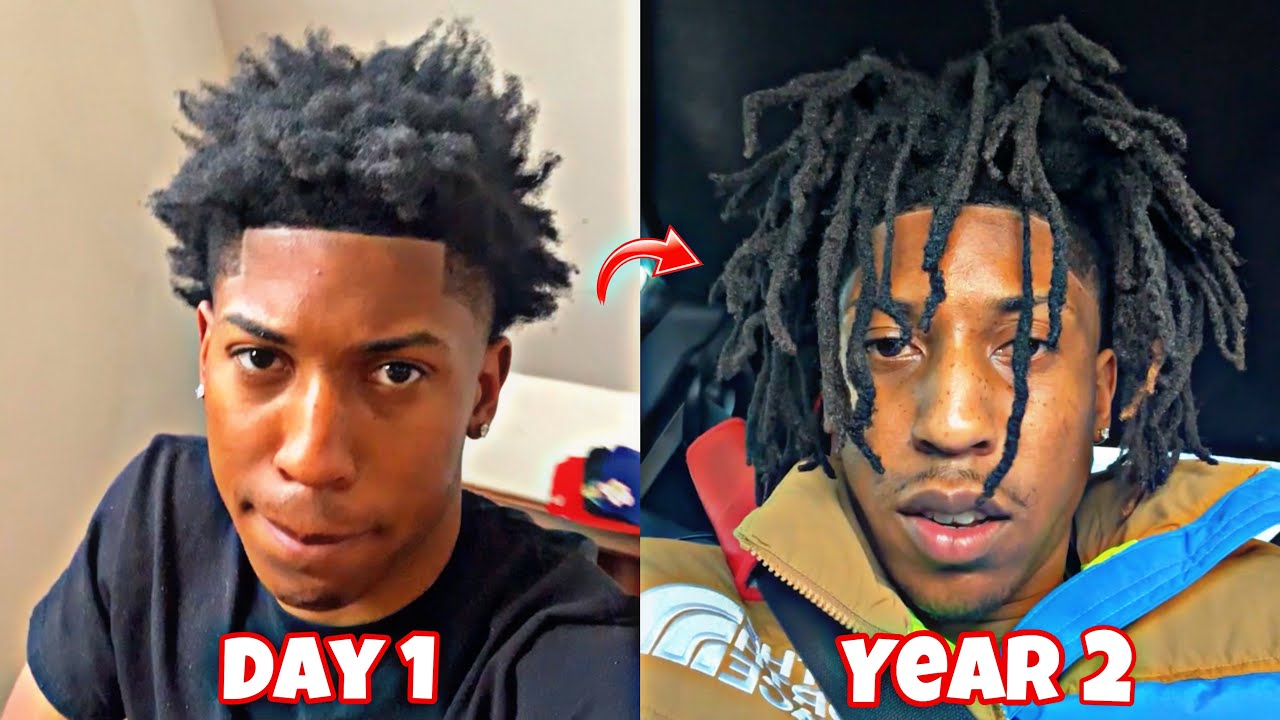 My 1 Year Freeform Dreads Transformation Journey - YouTube
