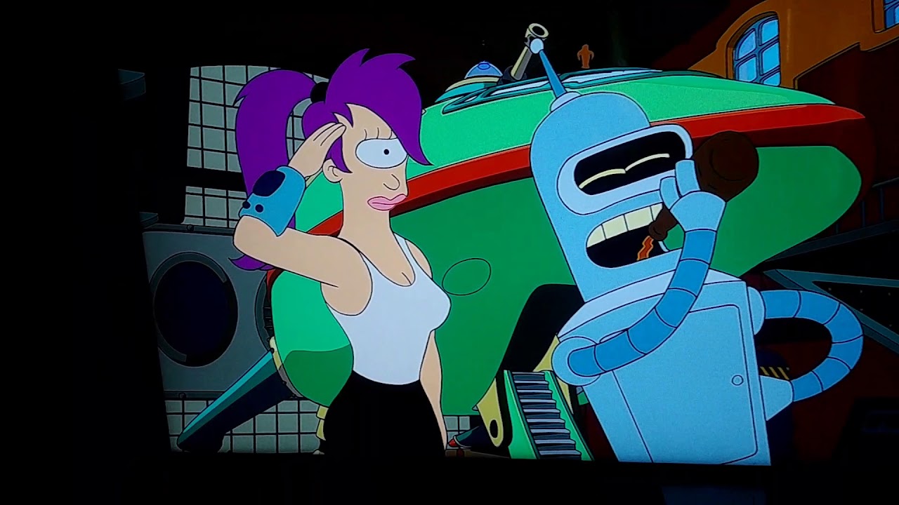 Leela, are you saluting on... Bender drinking beer? 😂😹😂😹 - YouTube