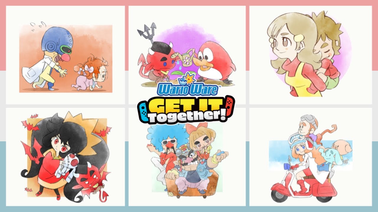 All Art Gallery Of Every Character In WarioWare: Get It Together - YouTube