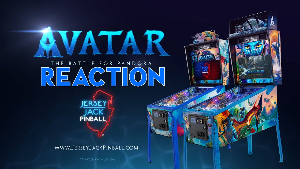 The NEW Avatar Pinball Machine is GLOWING 🐳 - YouTube