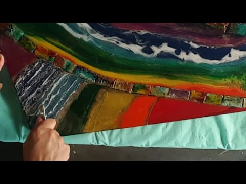 Another thing you can do with resin! Carving through soft set resin ...