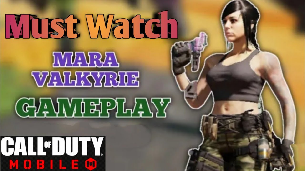 MARA - VALKYRIE SKIN GAMEPLAY || COD MOBILE @VinayakCodgaming - YouTube