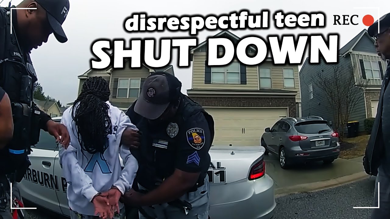 World’s Most Disrespectful Teen Learns a Lesson in Authority - YouTube