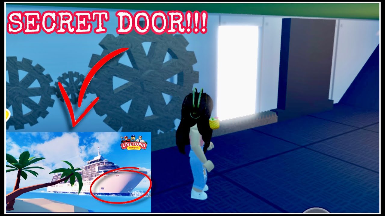 SECRET DOOR IN THE TOPIA CRUISE SHIP LIVETOPIA ROBLOX - YouTube