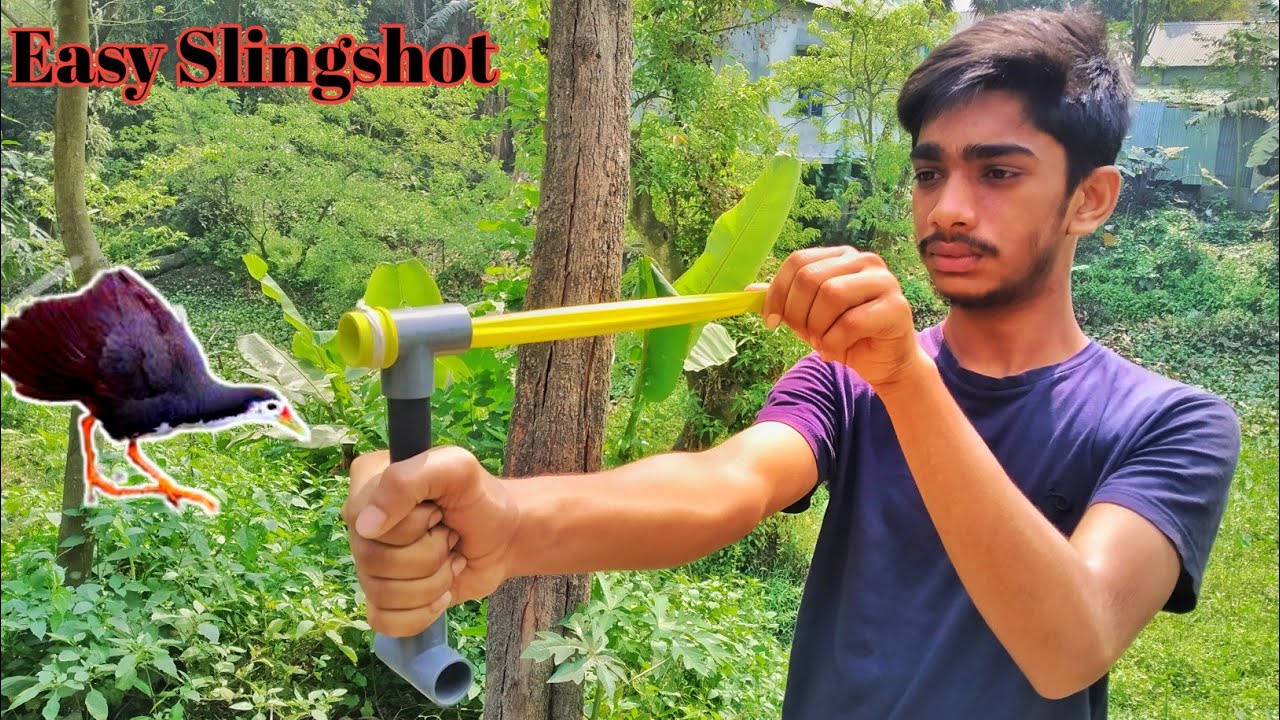 DIY Slingshot - How To Make Unique And Super Powerful Balloon Slingshot ...