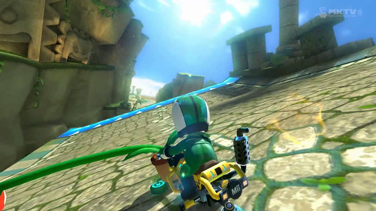 Wii U - Mario Kart 8 - Thwomp Ruins - YouTube