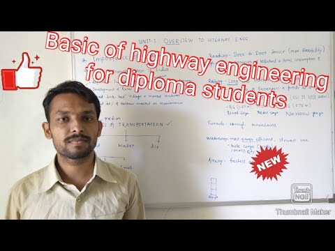 civil engineering diploma highway engineering video no.1 - YouTube