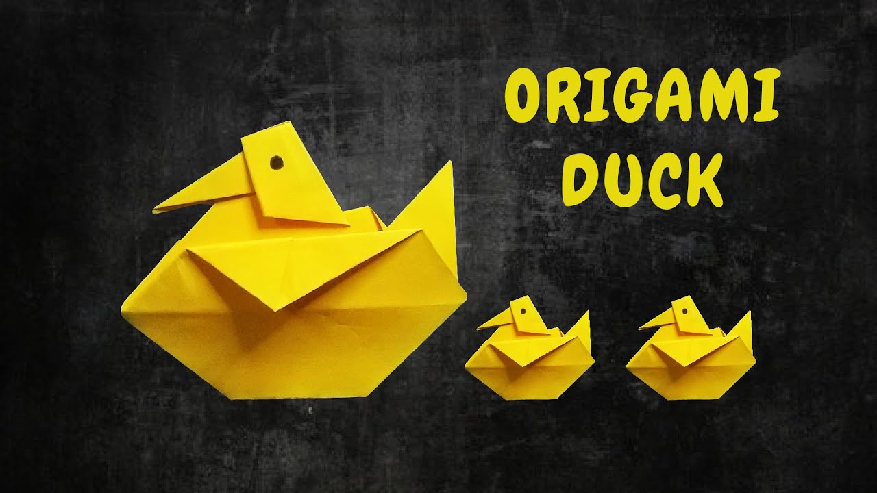 How To Make Origami Duck Easy - YouTube