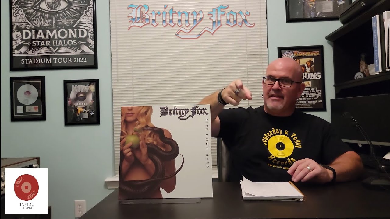 INSIDE THE VINYL - UNBOXING: BRITNY FOX - BITE DOWN HARD (2022 VINYL ISSUE) - YouTube