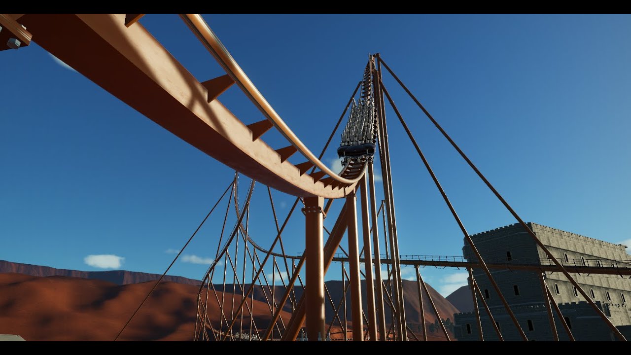 [REPOST] Castle Coaster - B&M Drive Tire Launch Coaster[#planetcoaster ...