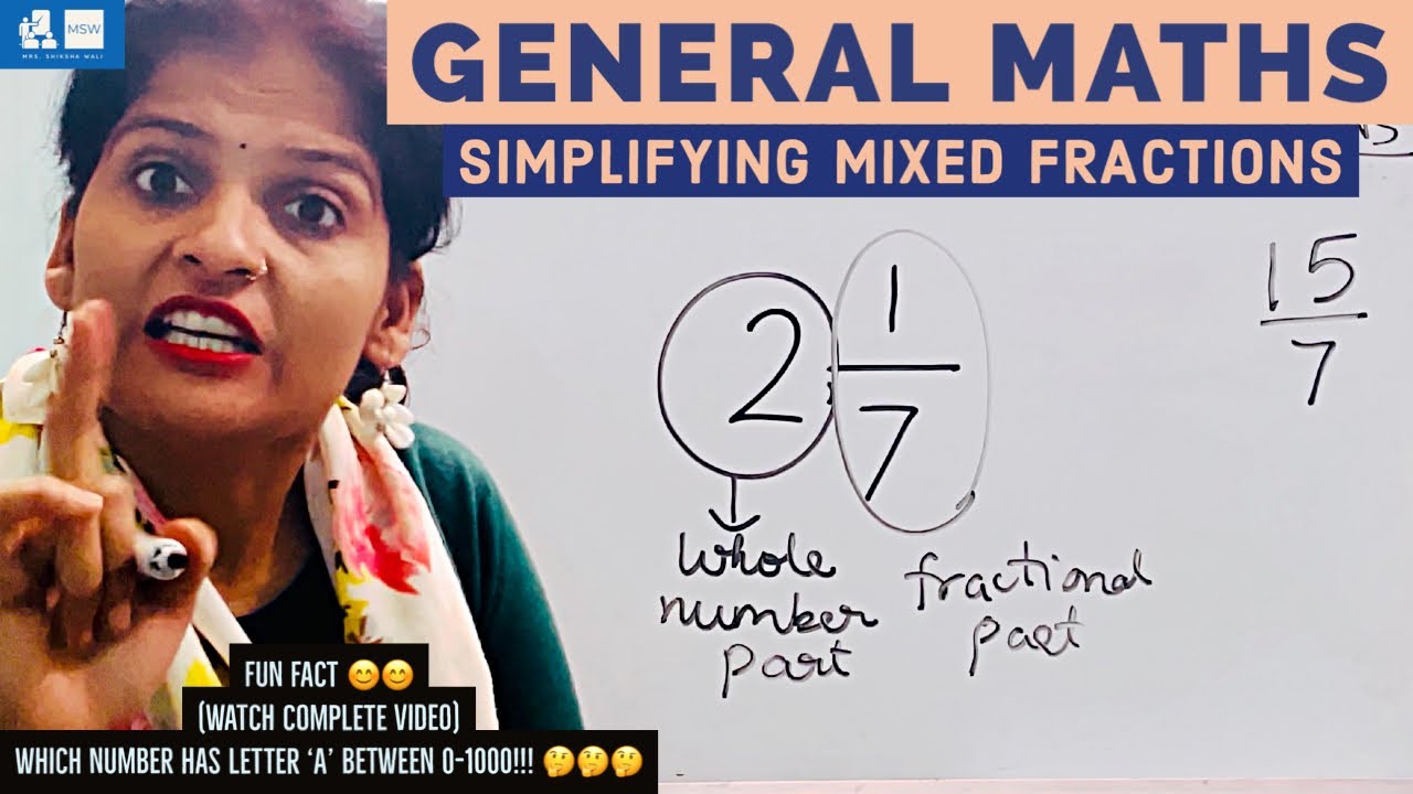 Simplifying Mixed Fractions How To Simplify Mixed Fractions General Simplifying Mixed Fractions How To Simplify Mixed Fractions General