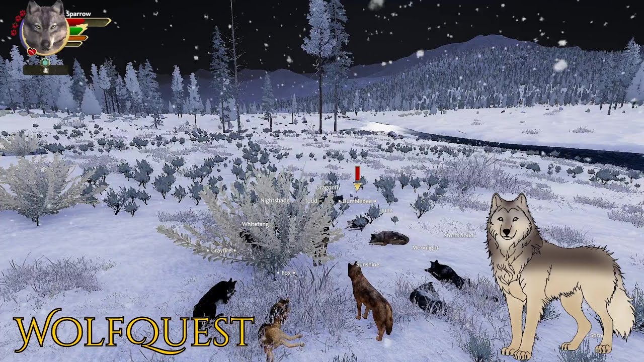 WolfQuest - Sparrow's Pack - Episode 40 - YouTube
