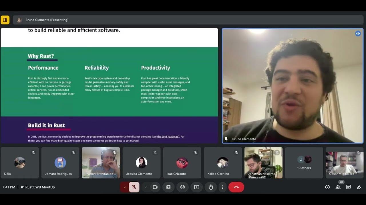 MeetUp 1 - Stackless vs Stackful coroutines. E por que o Rust tem async/await - YouTube