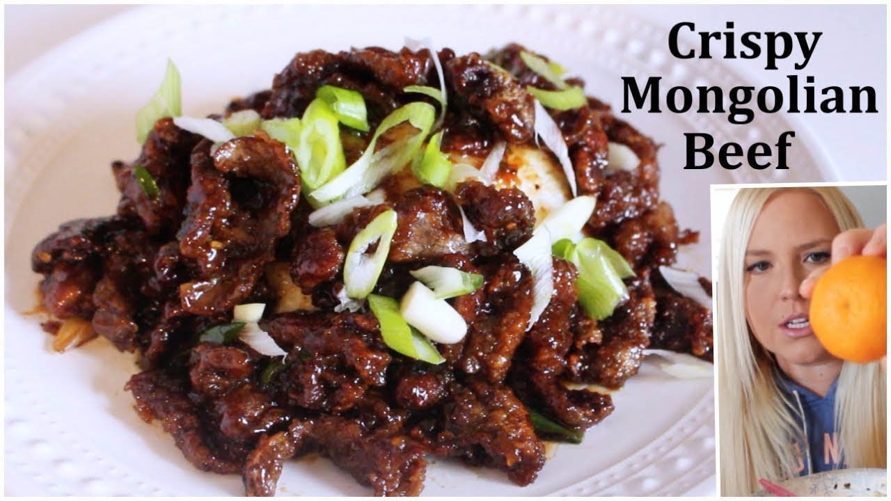 Crispy Mongolian Beef Mukbang & Cook With Me! - YouTube