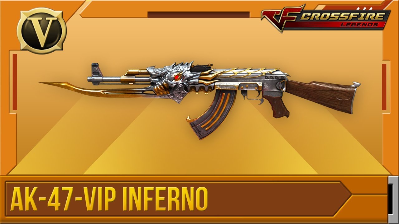 Crossfire: Legends | Tổng quan AK-47-VIP Inferno (VIP) - YouTube