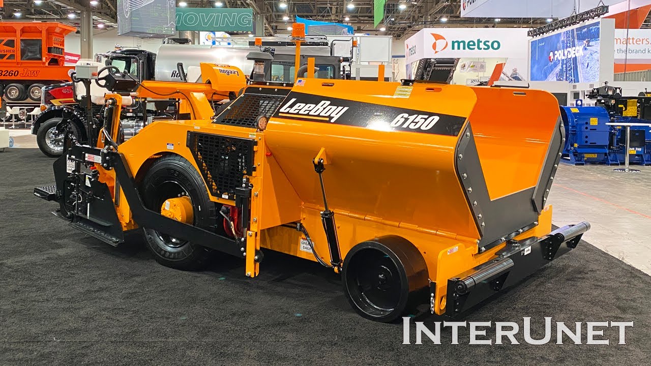 LeeBoy 6150 Asphalt Paver - YouTube