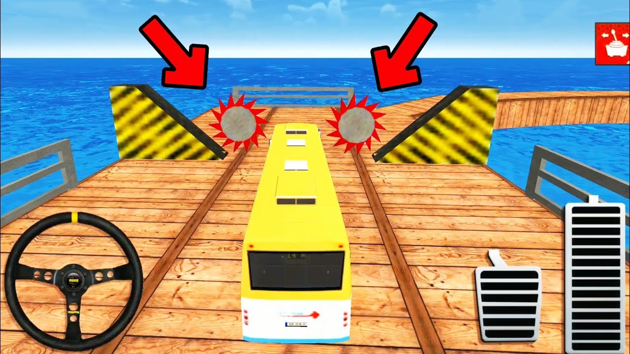 Impossible Bus Driving Extreme Highway Stunts #2 - Android Gameplay ...
